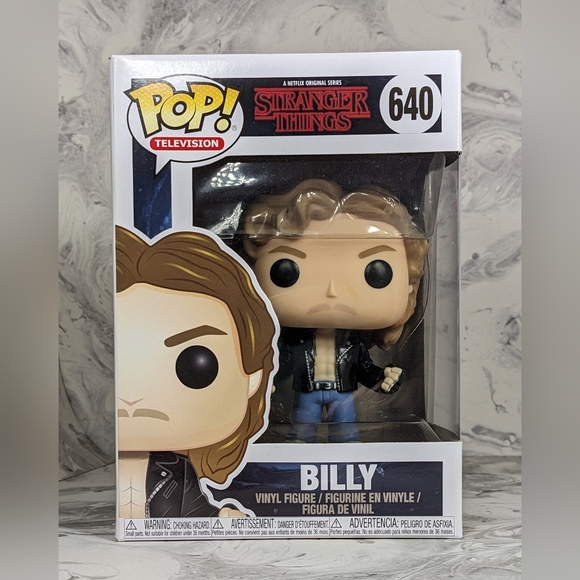 Funko | Toys | Funko Pop Stranger Things Billy 64 Box Damage Looks Good ...